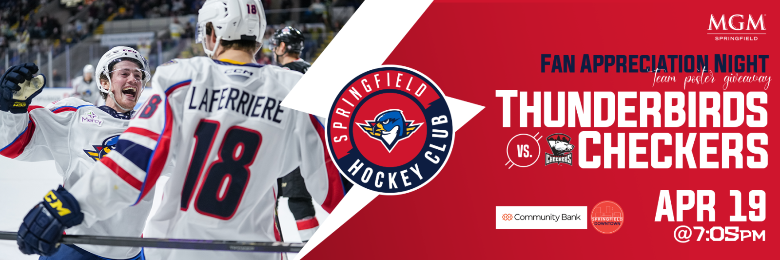 Springfield Thunderbirds | Home Schedule